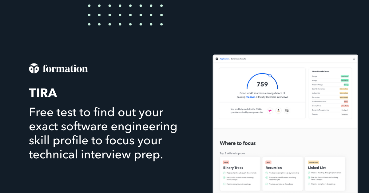 Free Coding Aptitude Test | Formation | Technical Interview Readiness ...